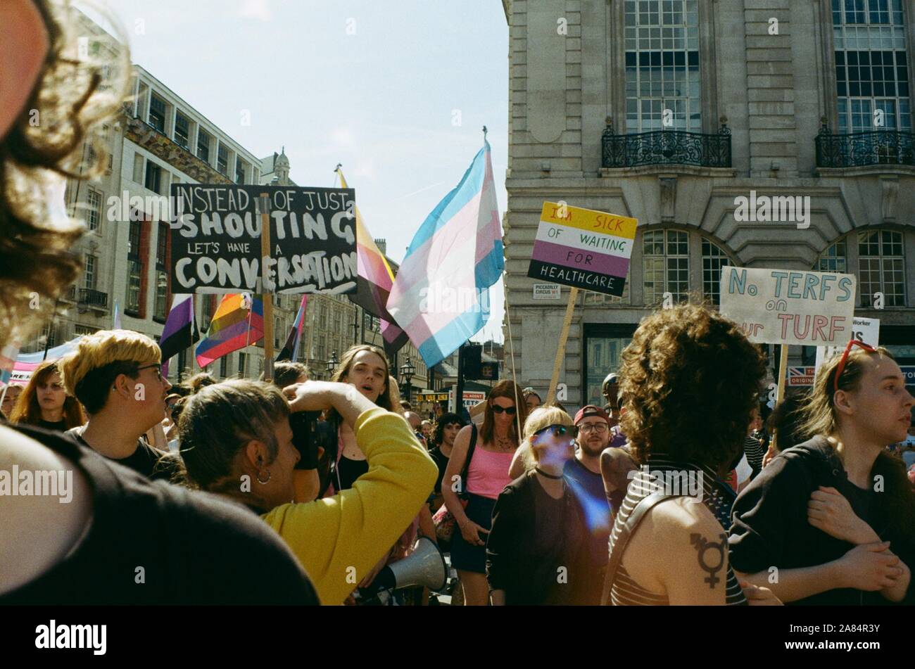 London Trans Pride 2019 Stock Photo - Alamy