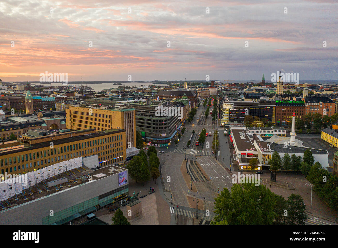 Helsinki city centre aerial hi-res stock photography and images - Alamy