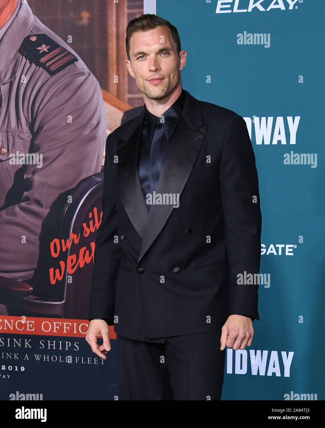 05 November 2019 - Westwood, California - Ed Skrein. "Midway" Los ...