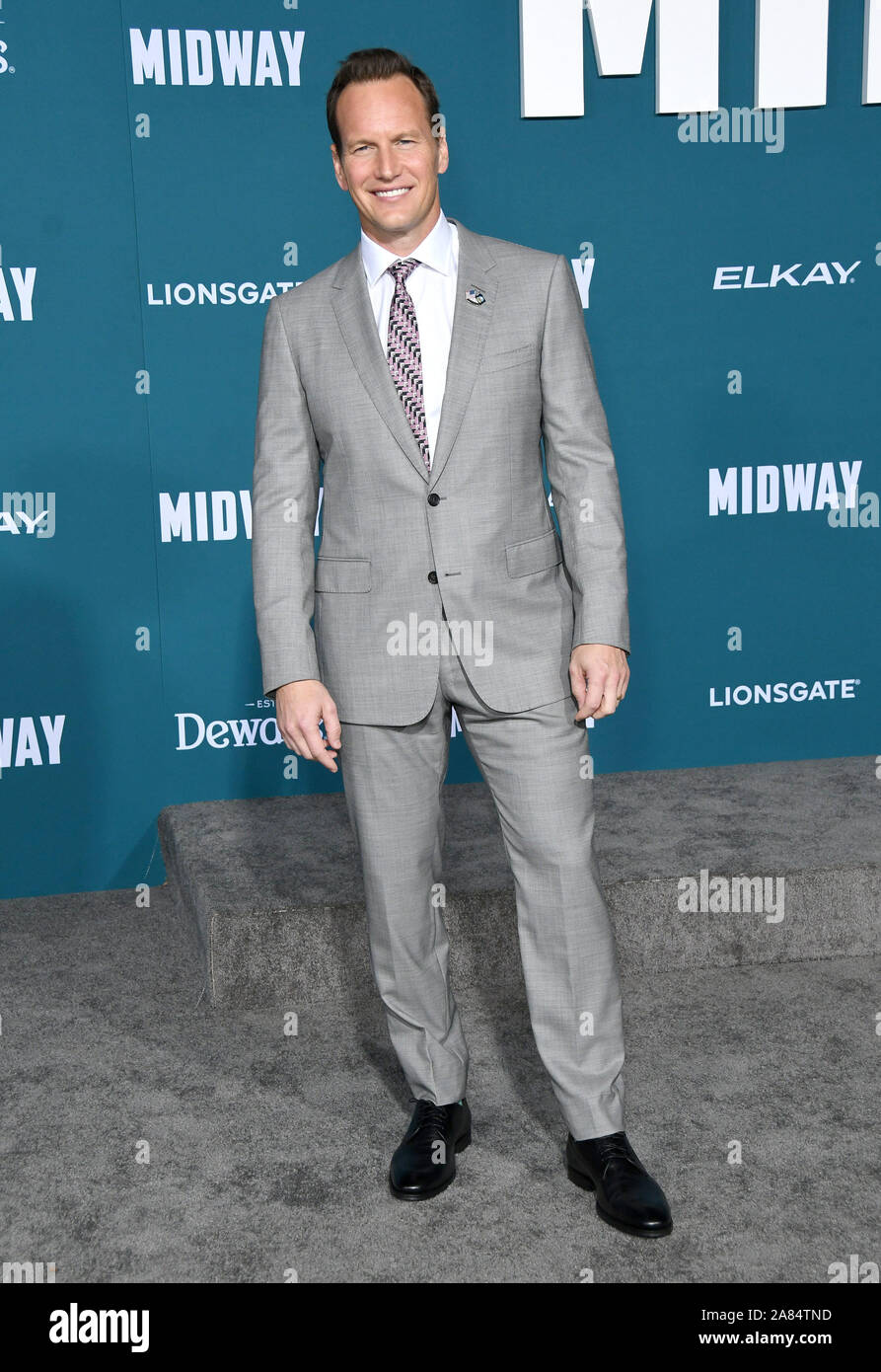 05 November 2019 - Westwood, California - Patrick Wilson. "Midway" Los ...