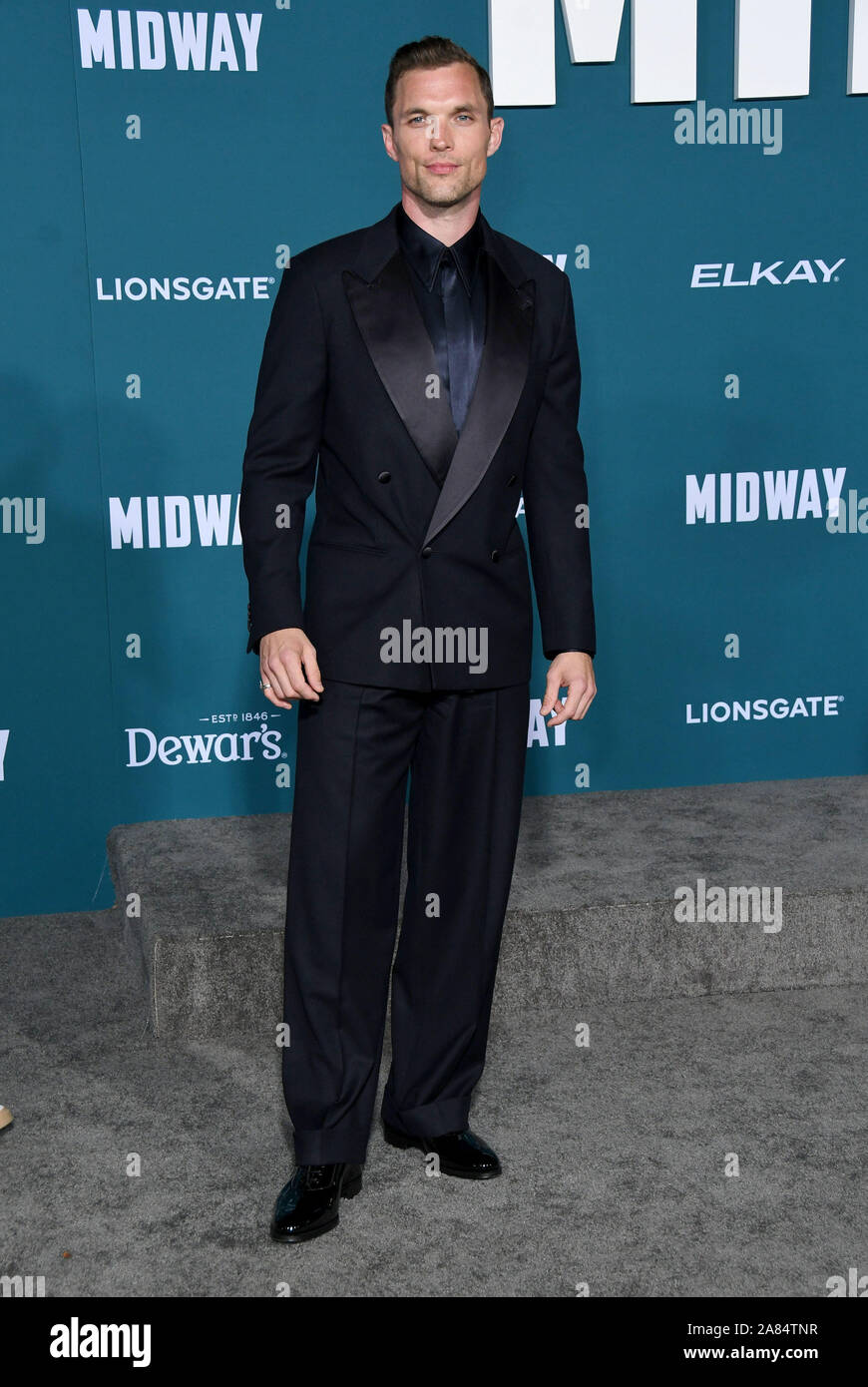 05 November 2019 - Westwood, California - Ed Skrein. "Midway" Los ...