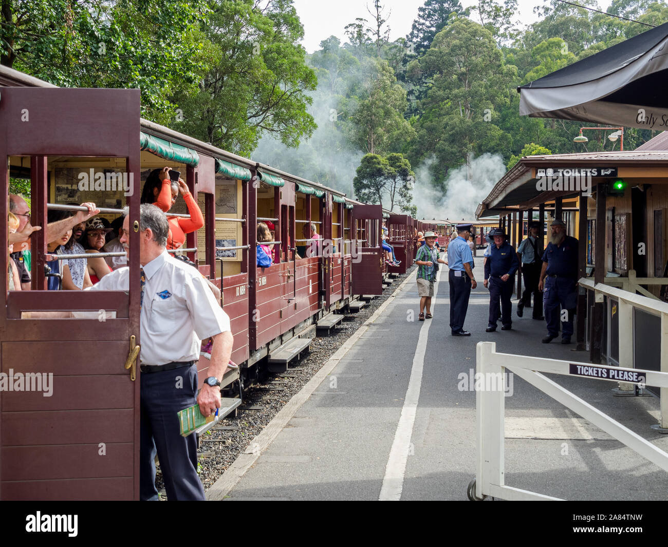 Puffing Billy Railway Stock Photo - Alamy