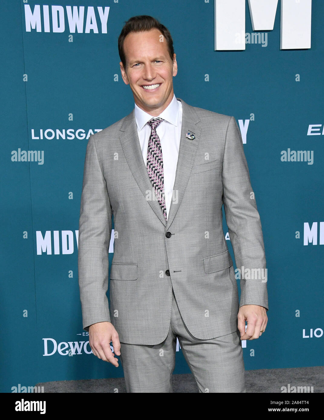 05 November 2019 - Westwood, California - Patrick Wilson. "Midway" Los ...
