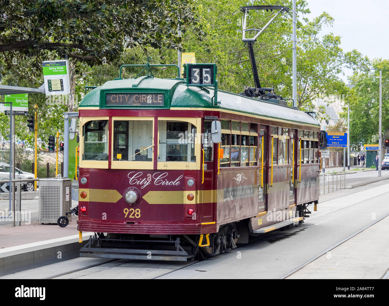 Old Trams around Melbourne, Victoria, Australia Stock Photo - Alamy