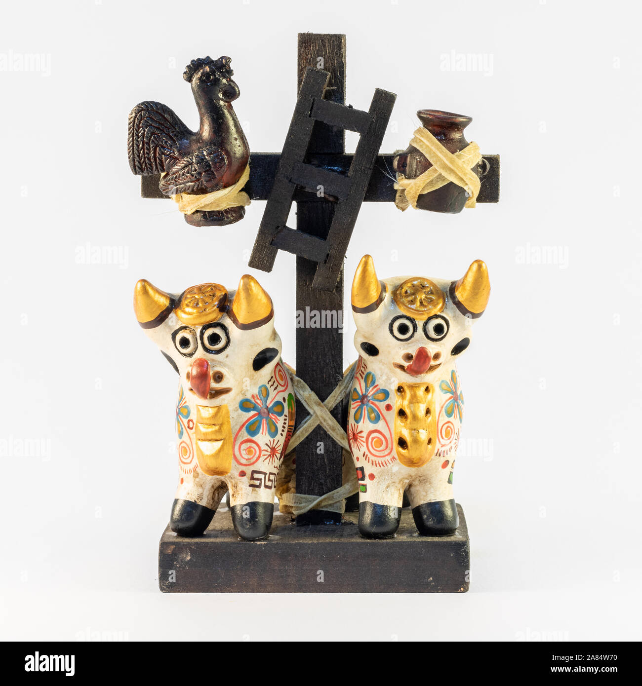 Toritos de Pucaras Peru Stock Photo - Alamy