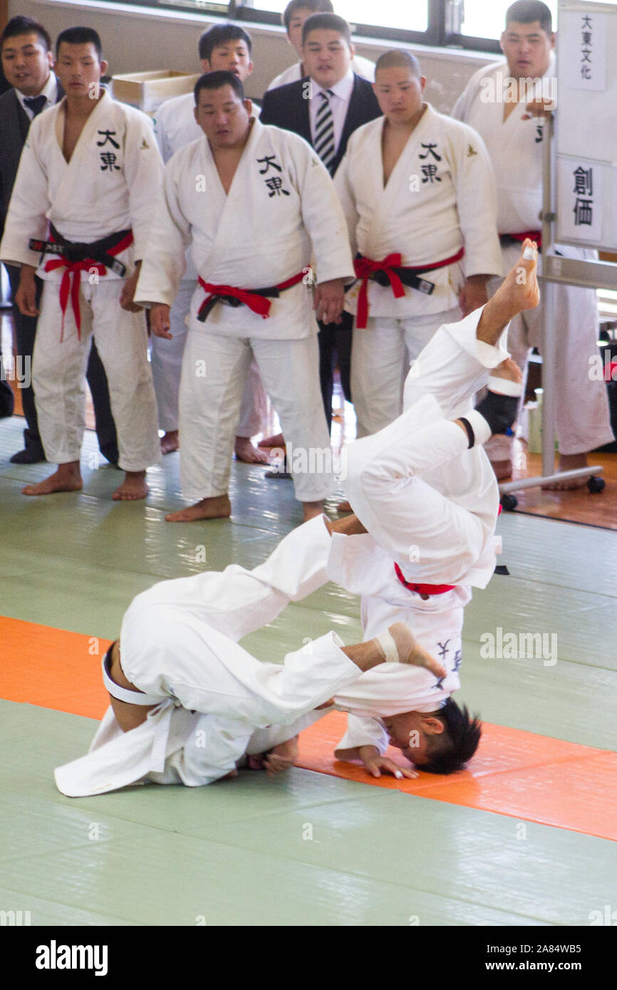 Preparing for Tokyo 2020, Kodokan International Judo Center Stock Photo ...