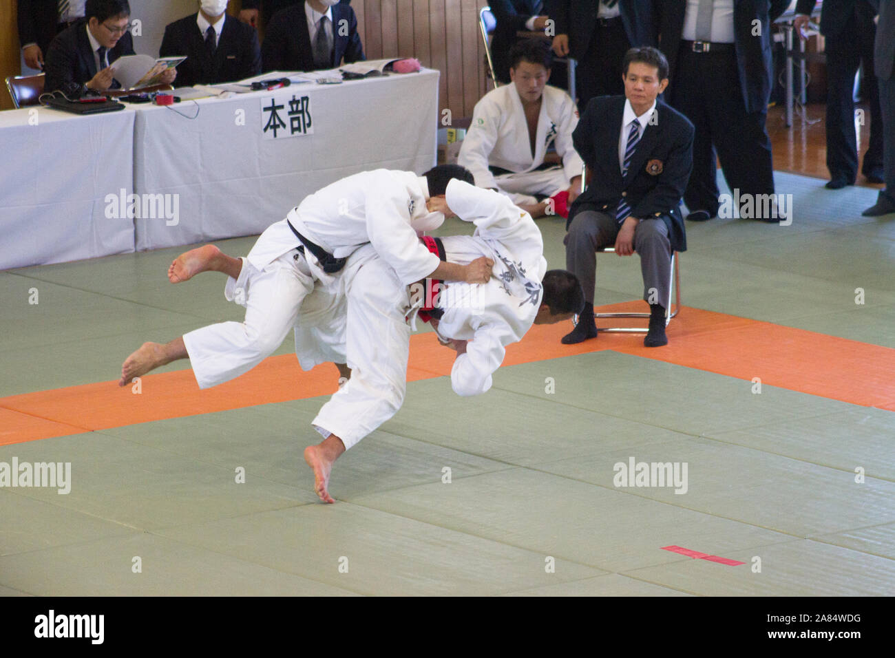 Preparing for Tokyo 2020, Kodokan International Judo Center Stock Photo ...
