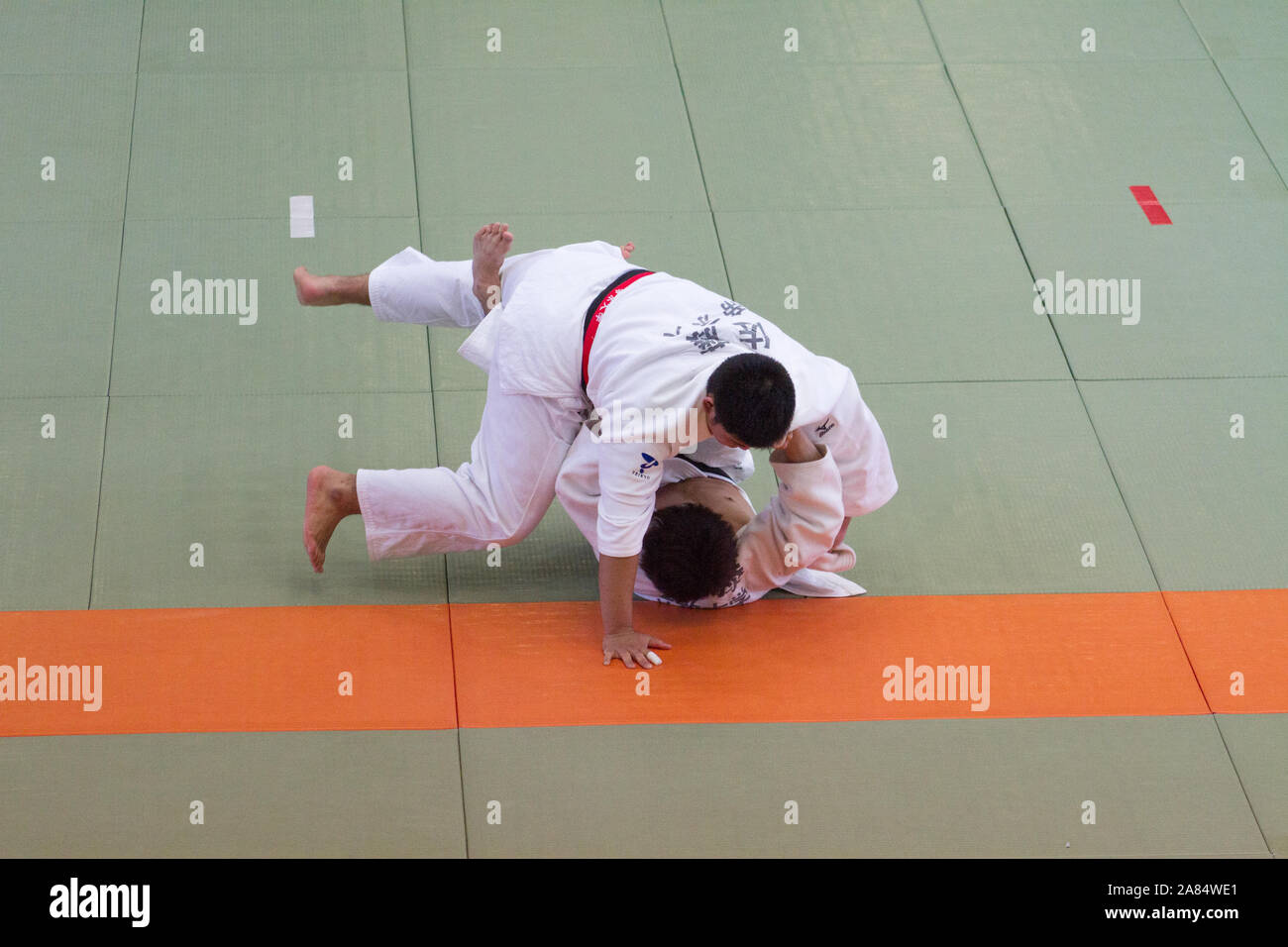 Preparing for Tokyo 2020, Kodokan International Judo Center Stock Photo ...