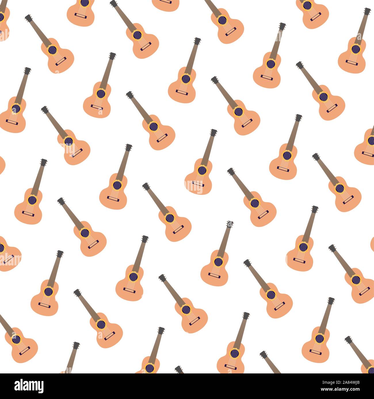 Decorated guitars Stock Vector Images - Alamy