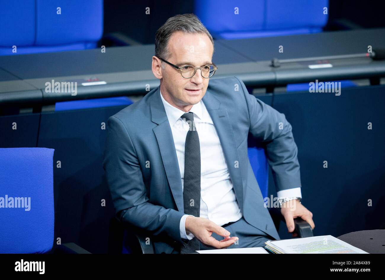 Berlin, Germany. 06th Nov, 2019. Heiko Maas (SPD), Foreign Minister ...