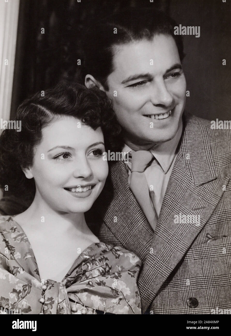 Rudolf Prack, österreichischer Schauspieler mizt Sonja Ziemann im Film ...
