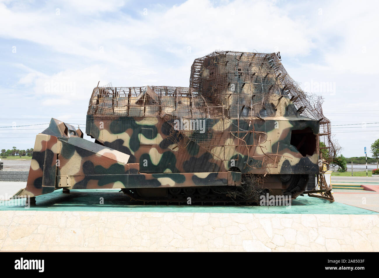 Elephant pass war memorial Stock Photo - Alamy