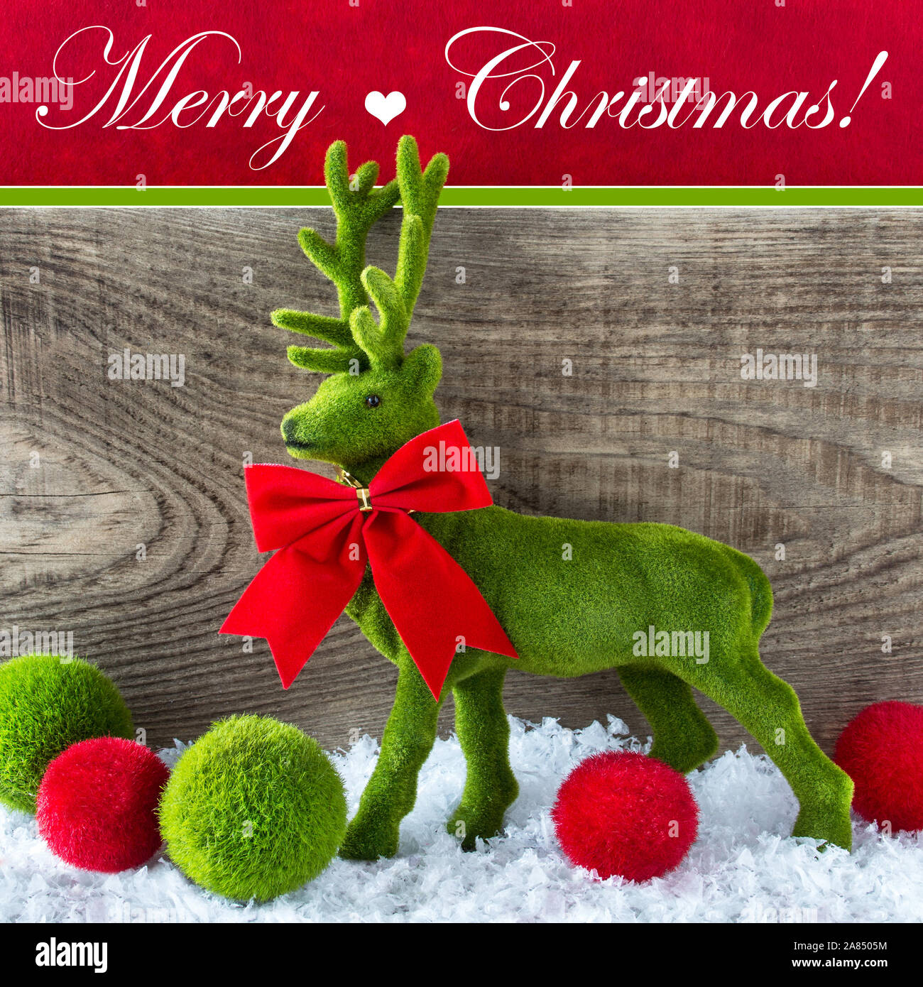 Merry christmas card snow hi-res stock photography and images - Alamy