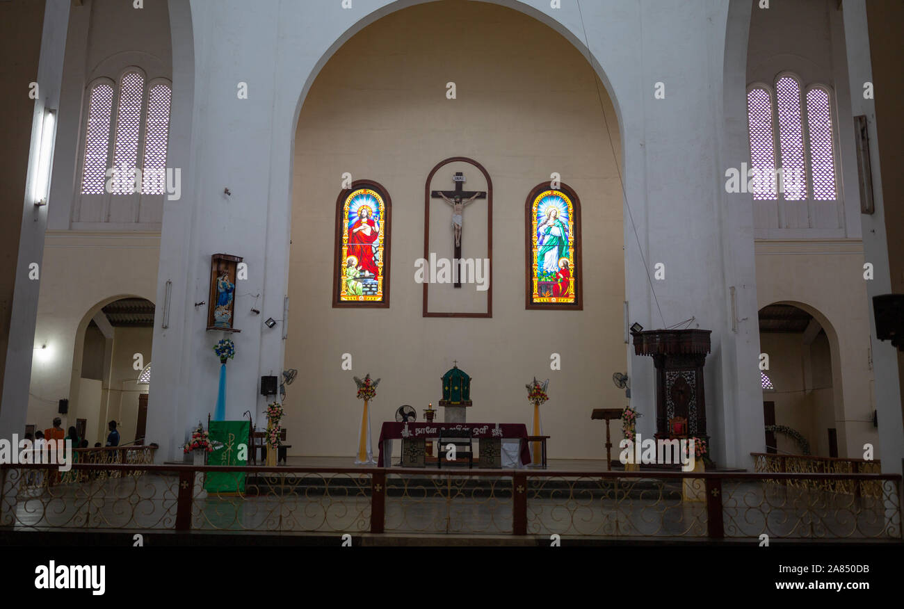 St Mary's Cathedral Catholic church Jaffna Sri Lanka Stock Photo - Alamy