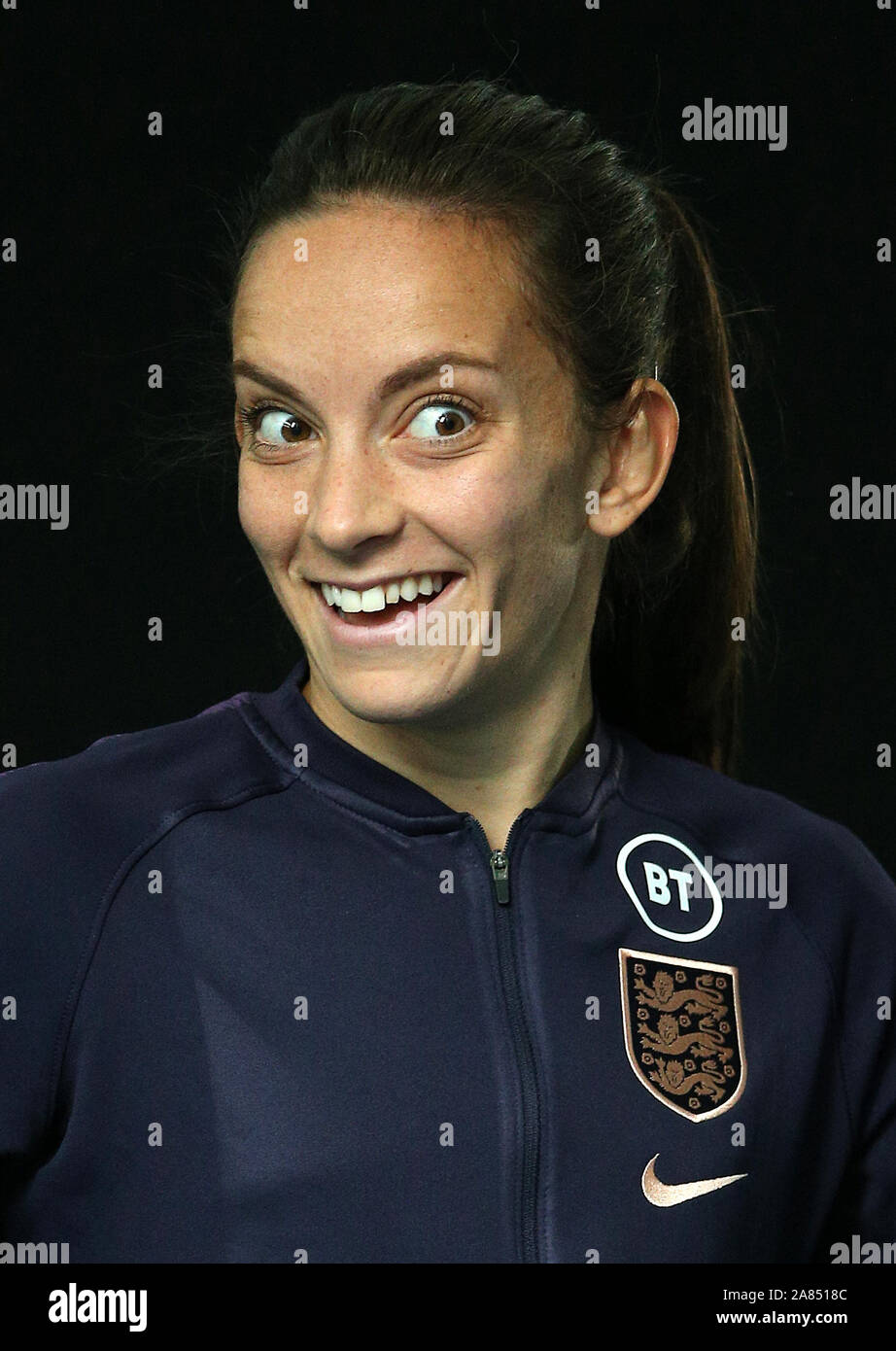 Lucy Staniforth during the media day at St George's Park, Burton Stock ...