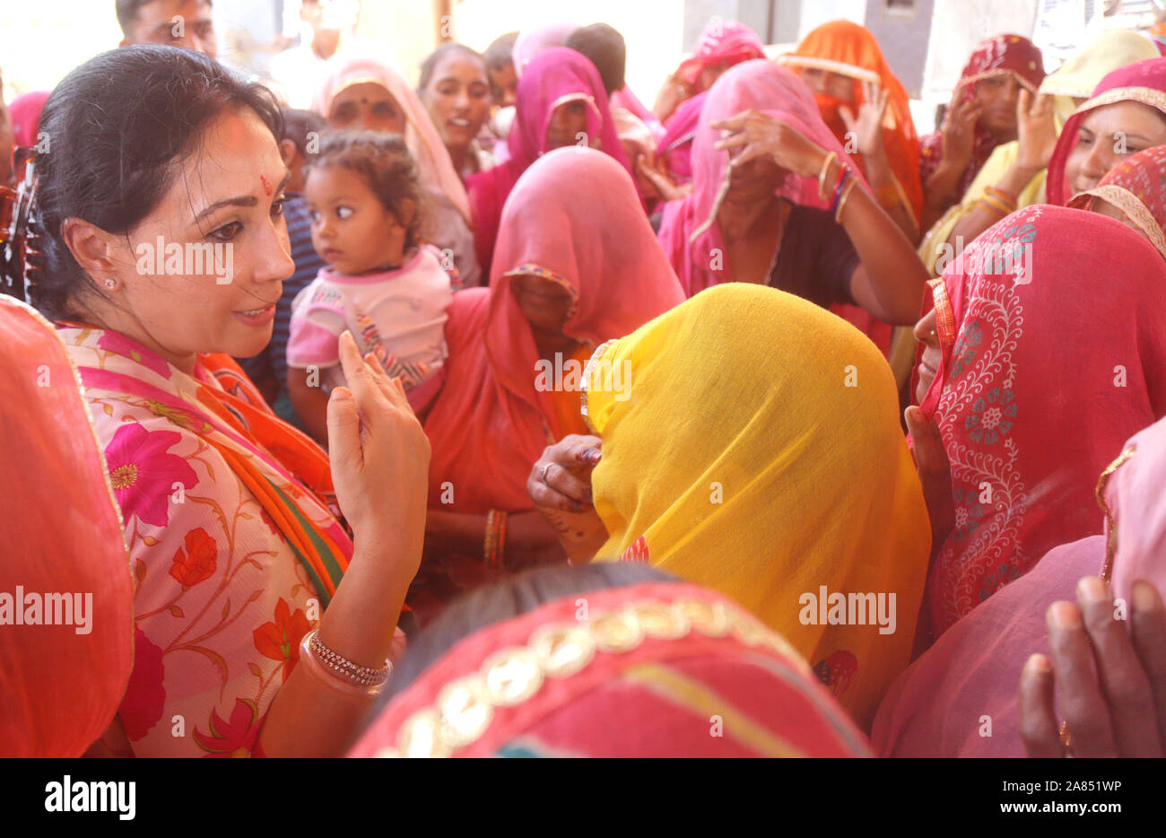 Member of Parliament and Jaipur Princess Diya Kumari interacts with ...