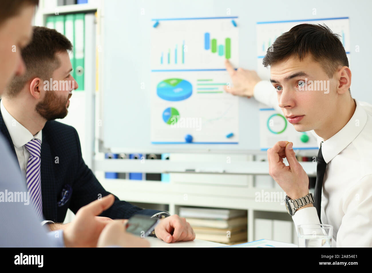 Work charts smart successful hi-res stock photography and images - Alamy