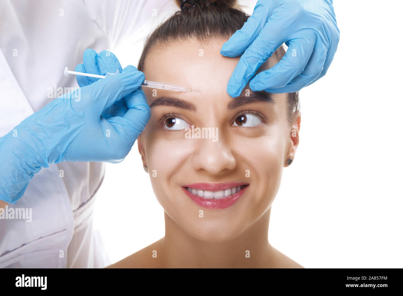 Forehead lift procedure hi-res stock photography and images - Alamy