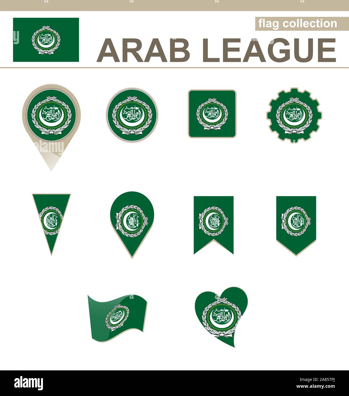 Muslim world flags Stock Vector Images - Alamy