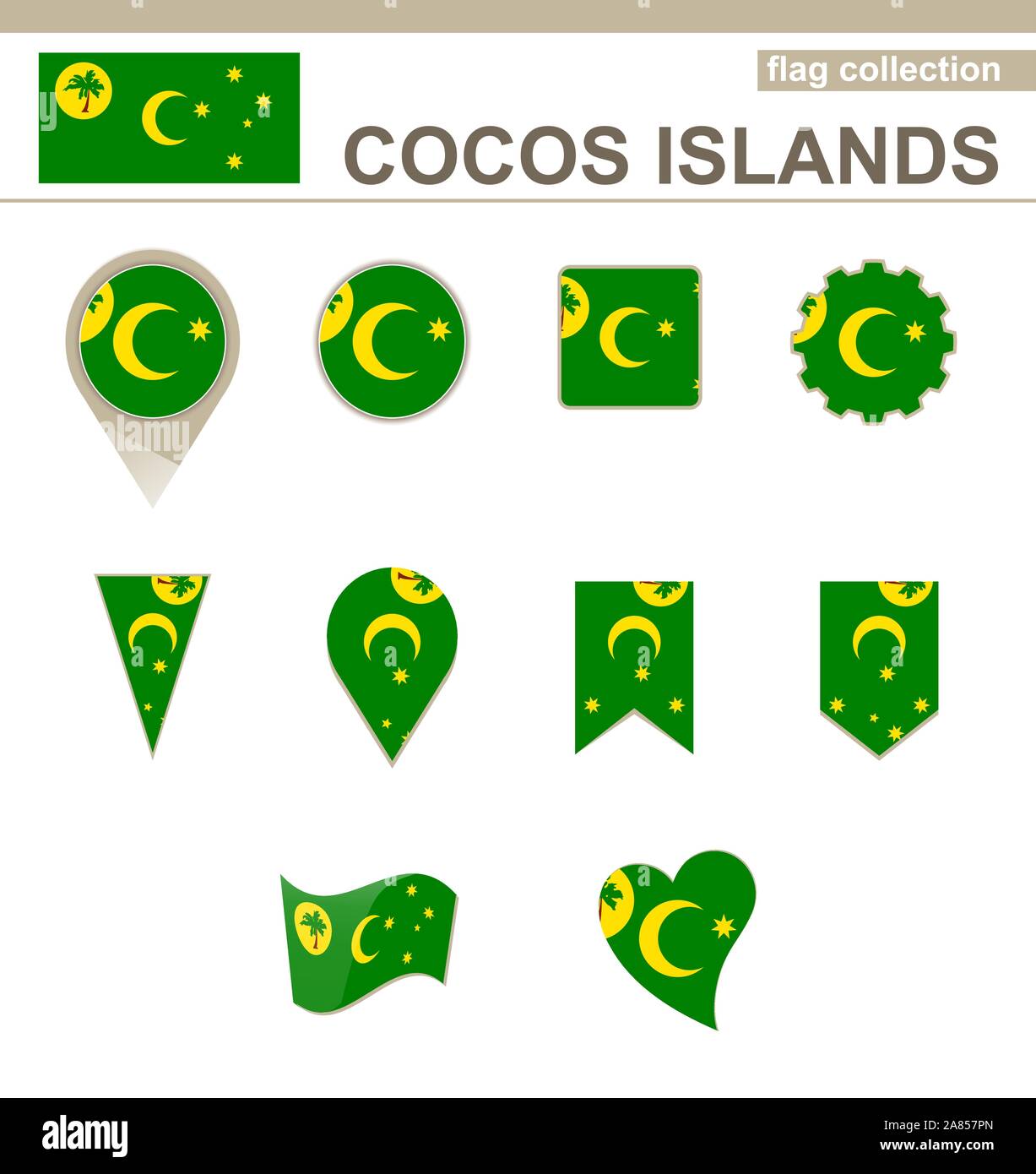 Cocos keeling islands Stock Vector Images - Alamy