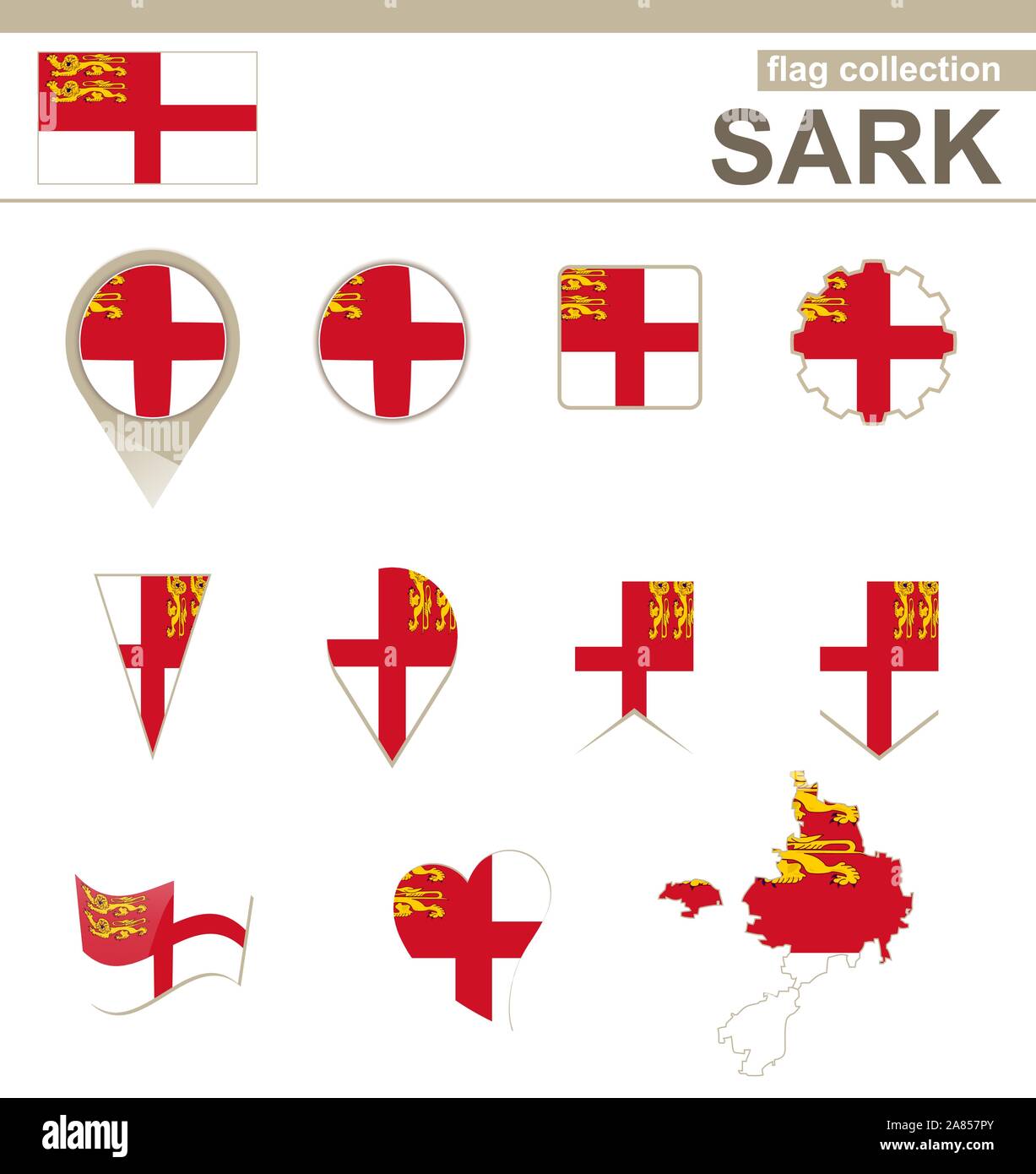 National flag sark hi-res stock photography and images - Alamy