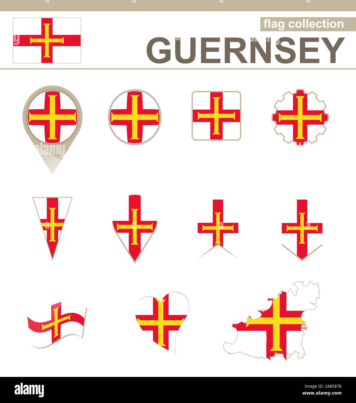 White background guernsey Stock Vector Images - Alamy