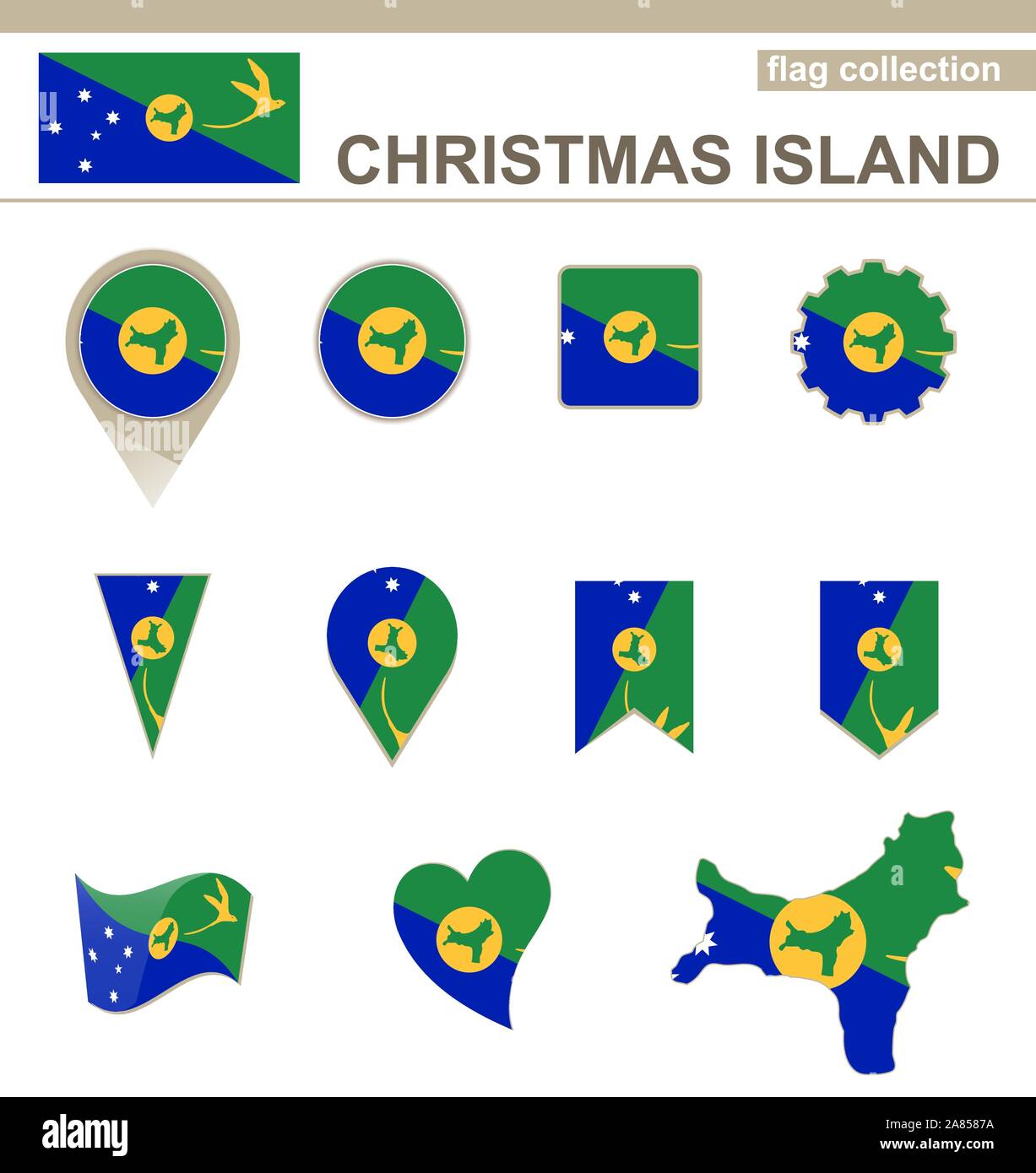 12 islands Stock Vector Images - Alamy