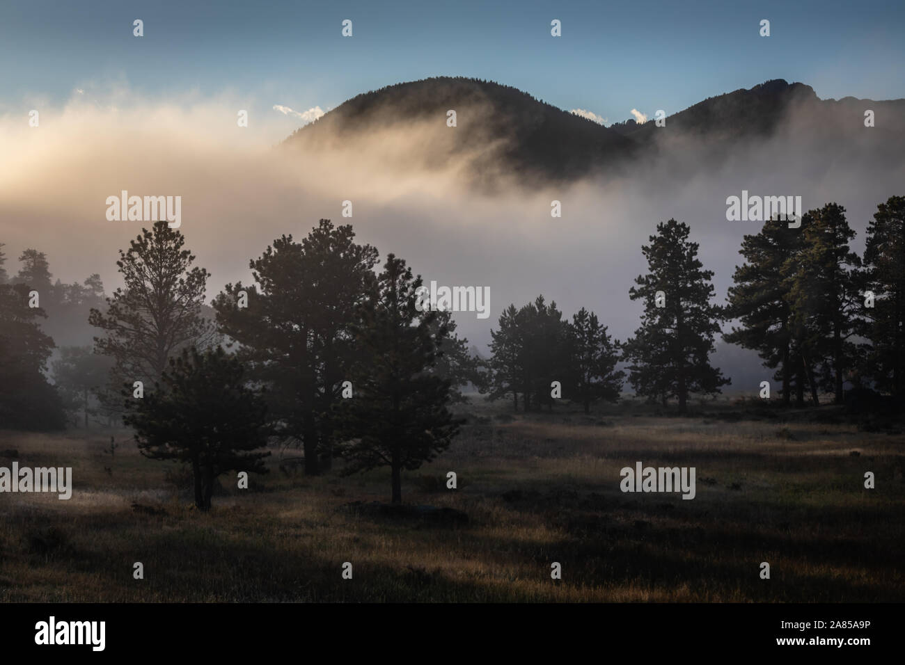 Colorado sunrise in rocky hi-res stock photography and images - Alamy