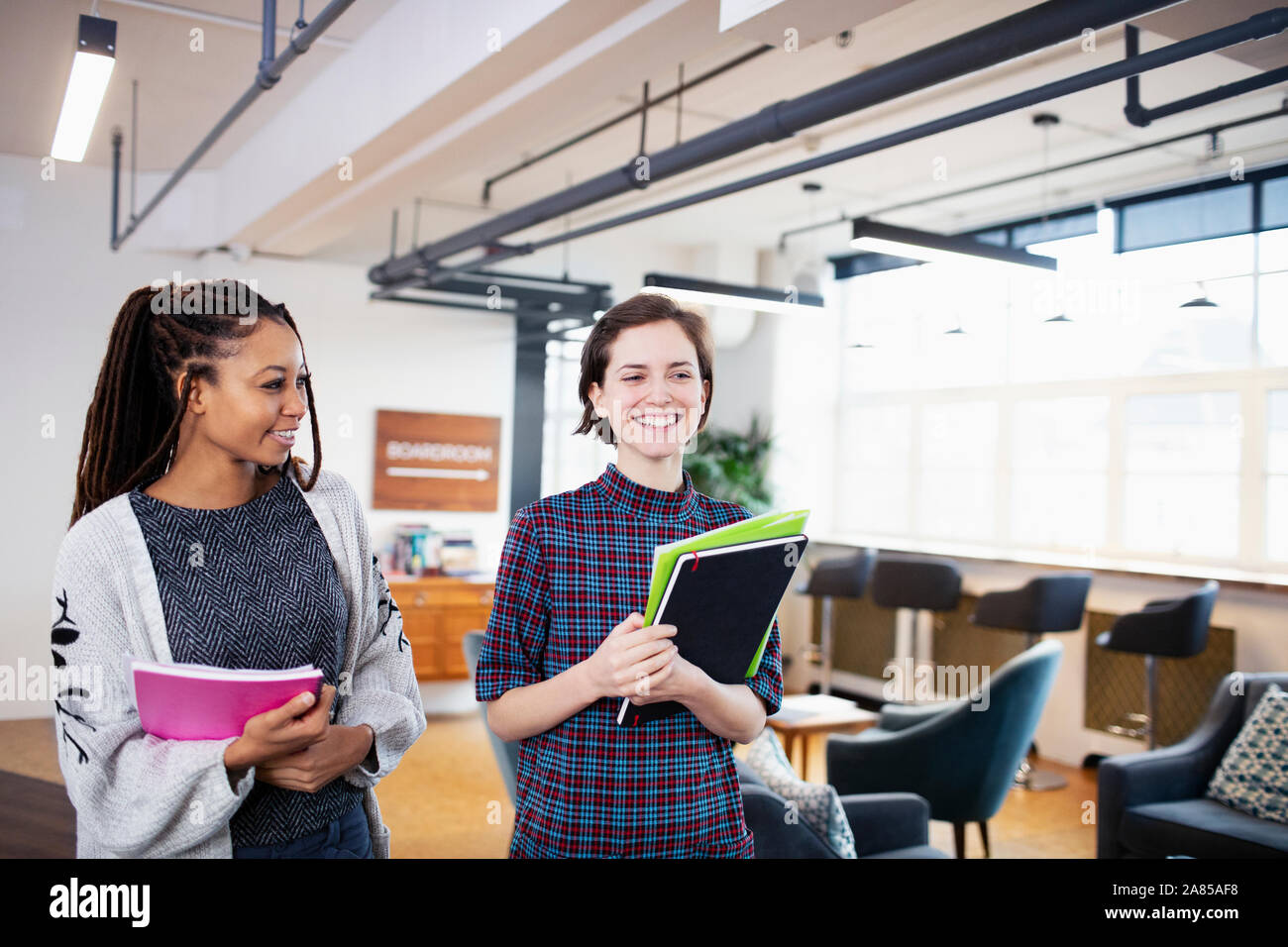 Walking smiling people hi-res stock photography and images - Alamy