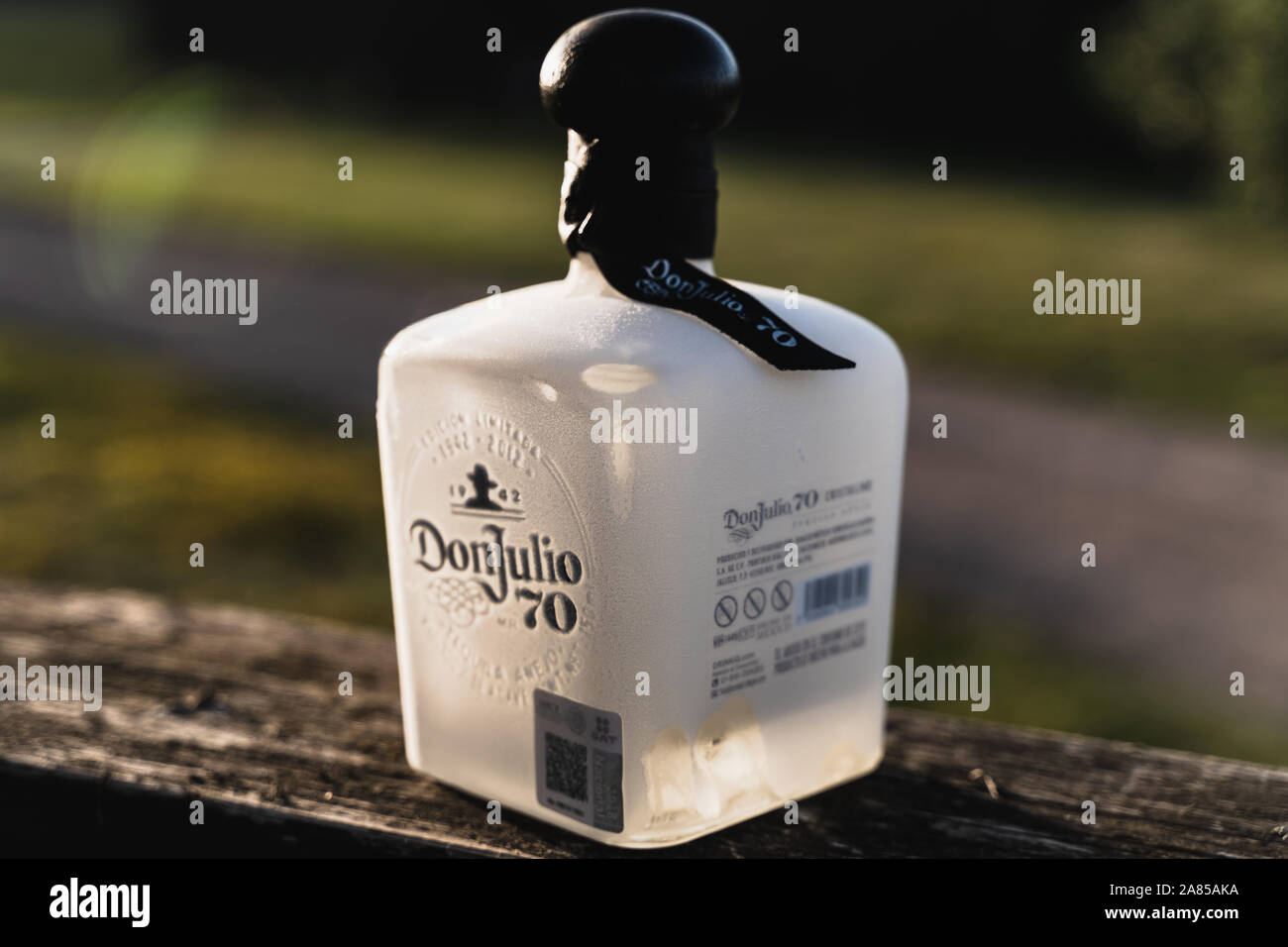 Don Julio 70 Tequila alcoholic drink Stock Photo - Alamy