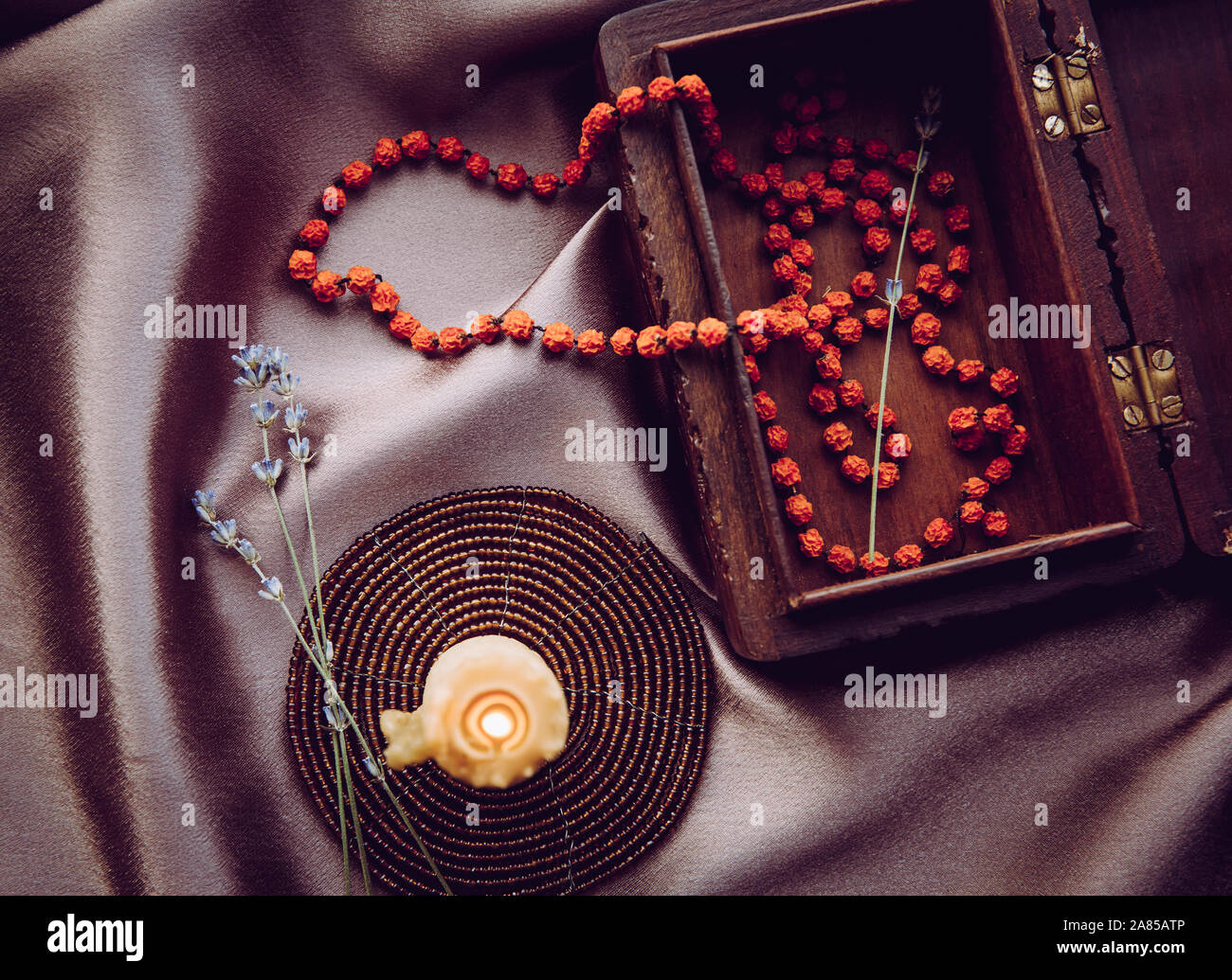 Necklace made of dried rowan berries, folklore protection spell charm ...