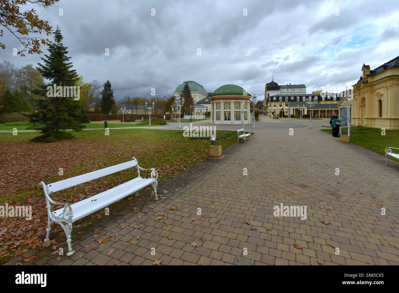 Czech Spa Frantiskovy Lazne (pictured November 4, 2019) with project ...