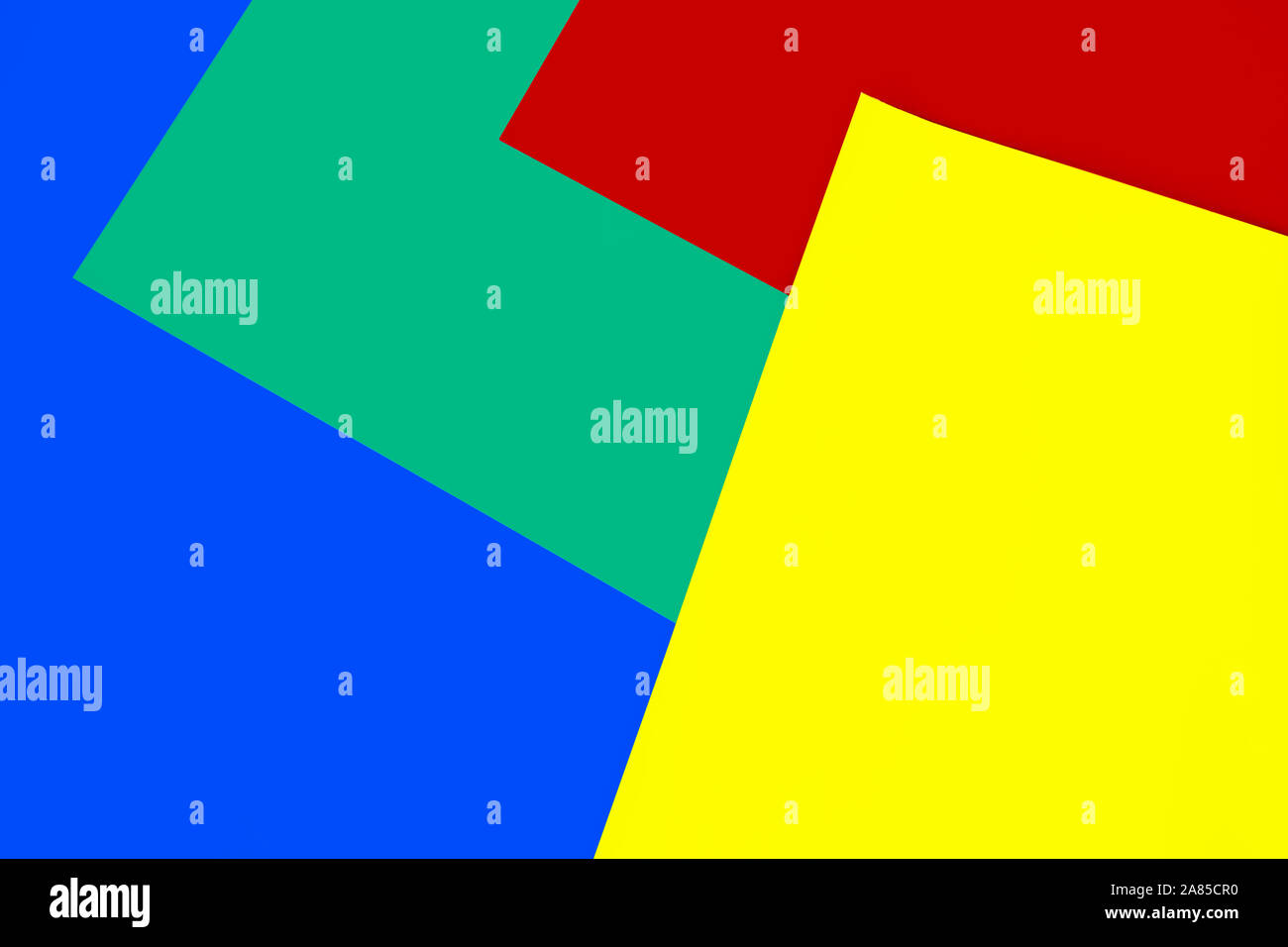 Abstract colorful yellow, red, green, blue paper color background and ...