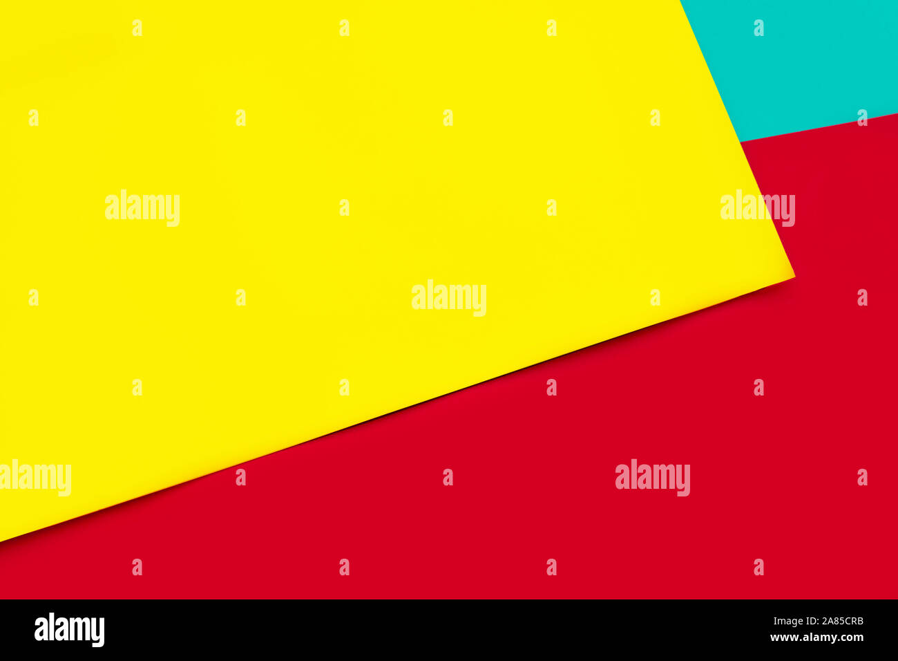 Abstract colorful yellow, red, green paper color background and texture ...