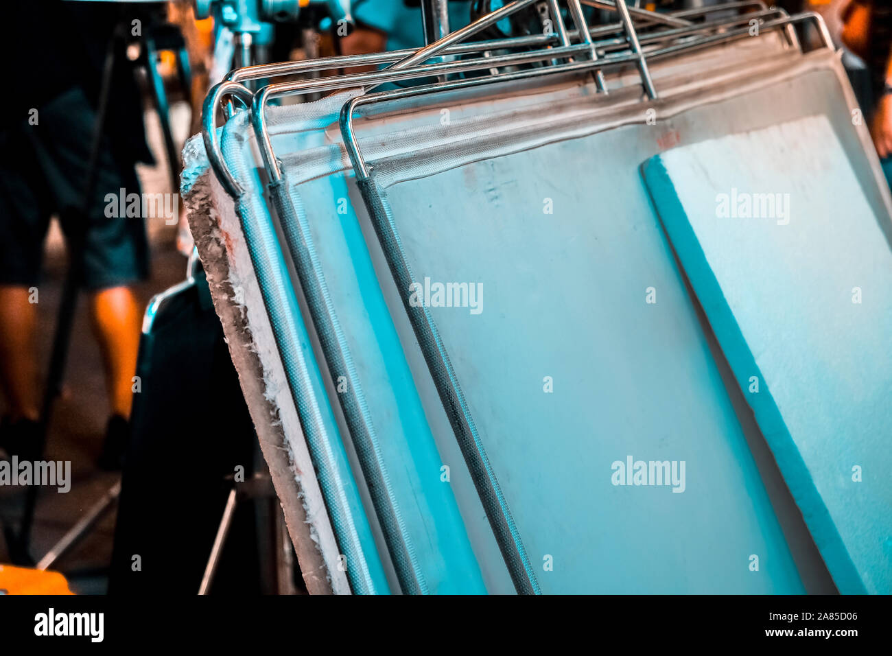 Film crew silhouette hi-res stock photography and images - Alamy