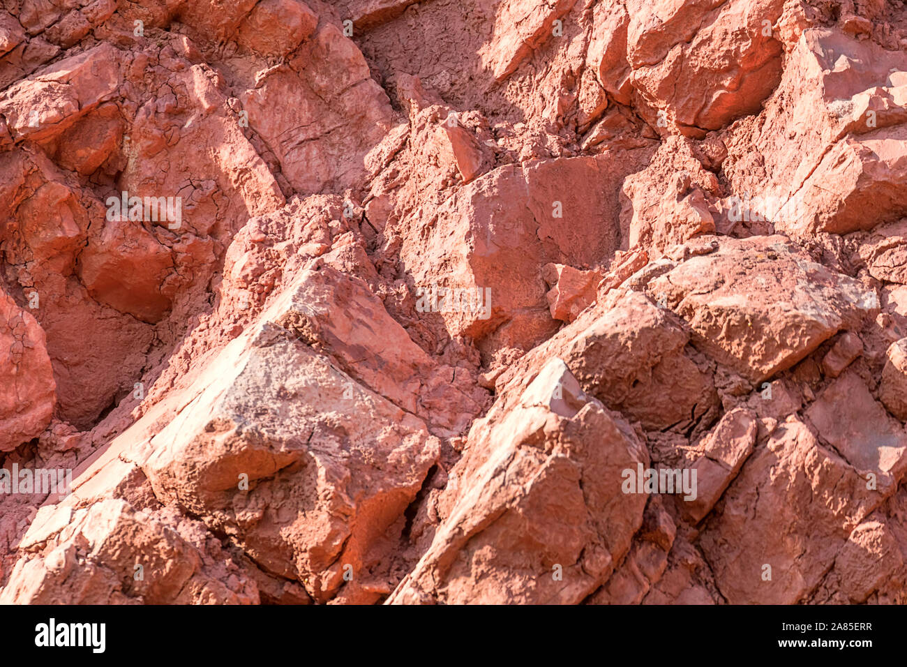 Red Rock Layers, Geological Rock Layers Background Stock Photo - Alamy