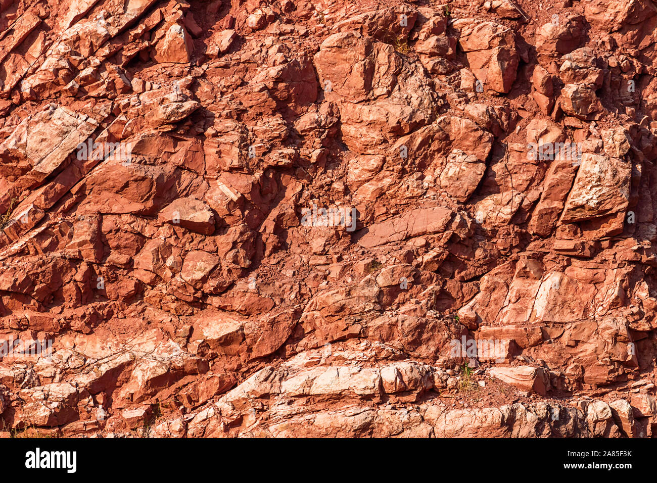 Red Rock Layers, Geological Rock Layers Background Stock Photo - Alamy