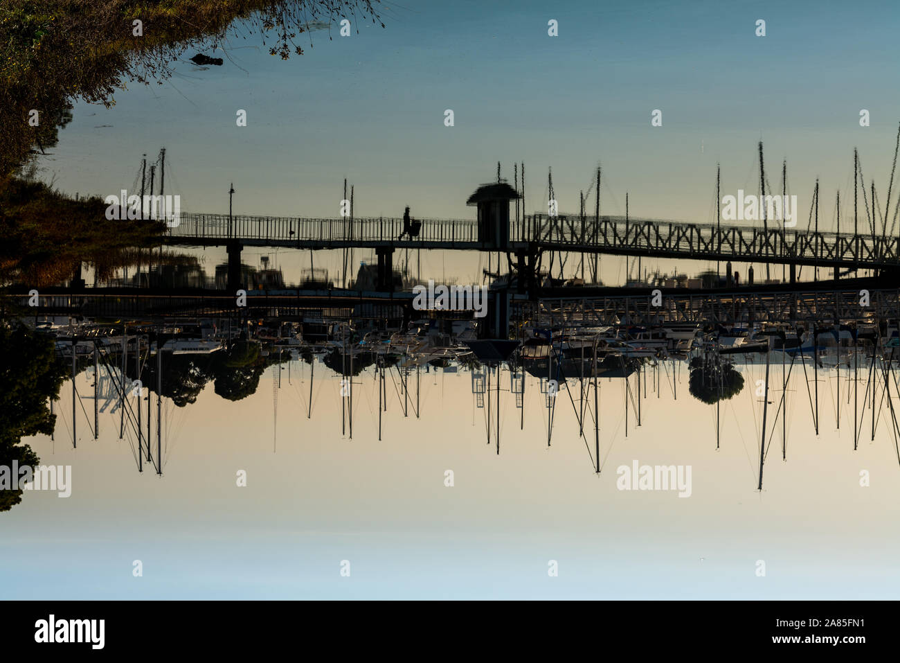 Boats reflection on still water hi-res stock photography and images - Alamy
