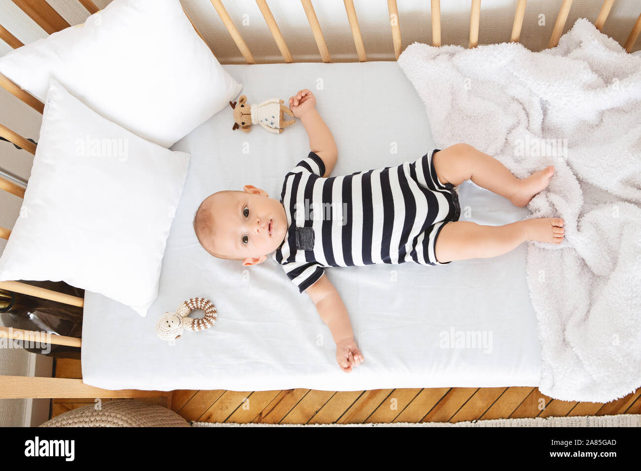 Crib top view hi-res stock photography and images - Alamy