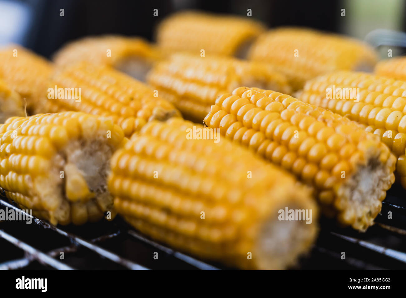 Fresh baked corn cobs hi-res stock photography and images - Alamy