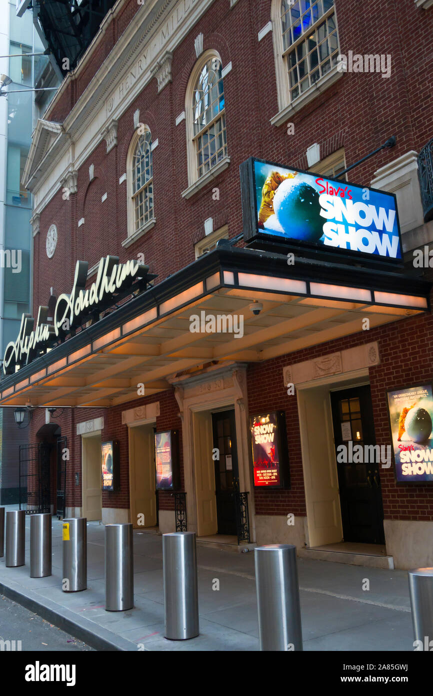 Stephen Sondheim Theater Facade, West 43nd Street, NYC Stock Photo - Alamy