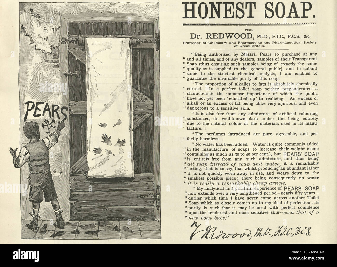 Pears soap advertisement hi-res stock photography and images - Alamy