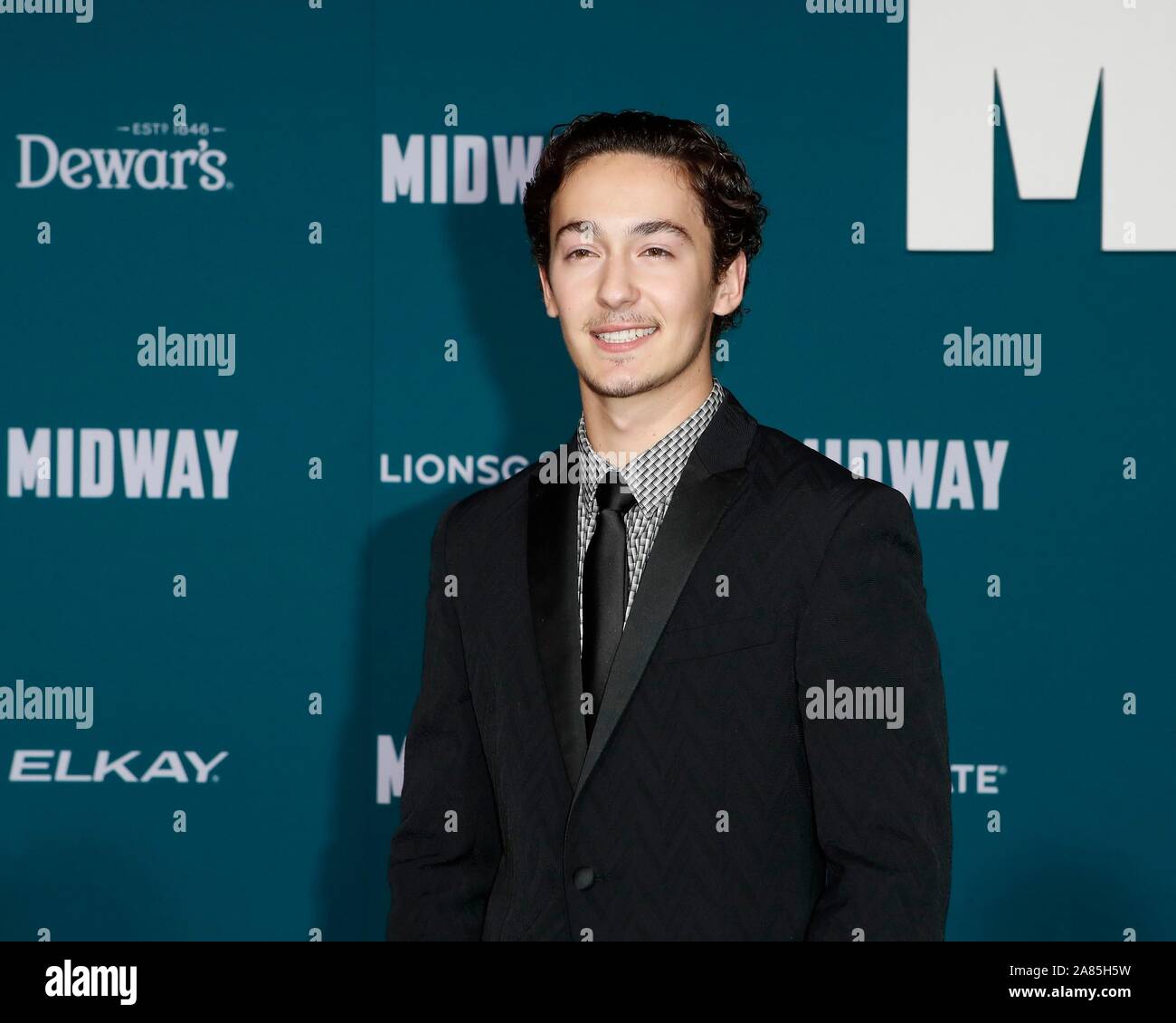 Los Angeles, CA. 5th Nov, 2019. Mikael Conde at arrivals for MIDWAY ...