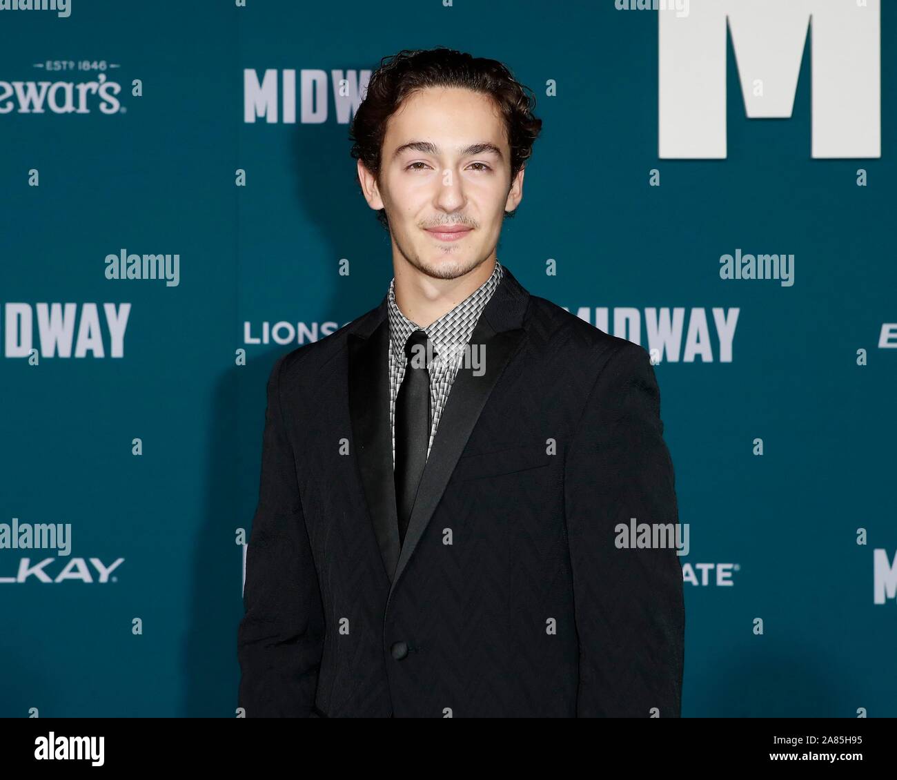 Los Angeles, CA. 5th Nov, 2019. Mikael Conde at arrivals for MIDWAY ...