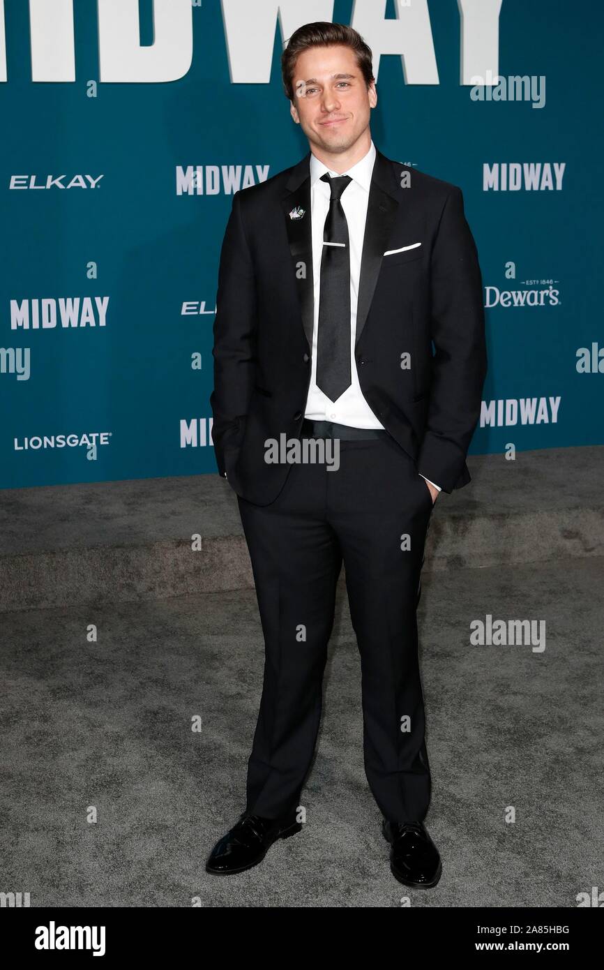 Los Angeles, CA. 5th Nov, 2019. Tony Nowicki at arrivals for MIDWAY ...