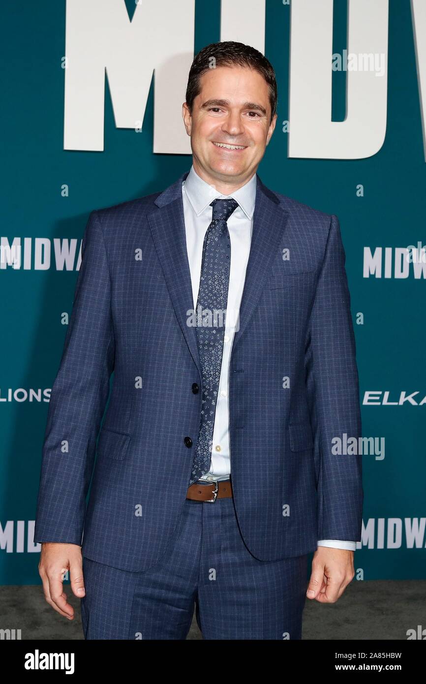 Los Angeles, CA. 5th Nov, 2019. Wes Tooke at arrivals for MIDWAY ...