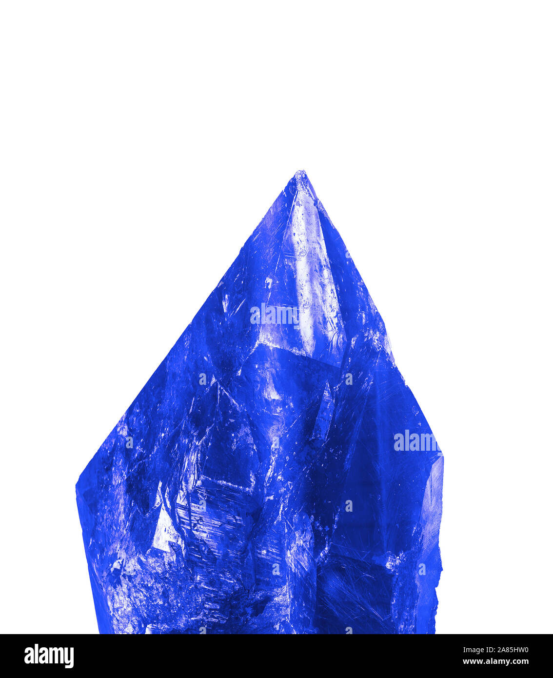 the synthetic Crystal Quartz, isolated Stock Photo - Alamy