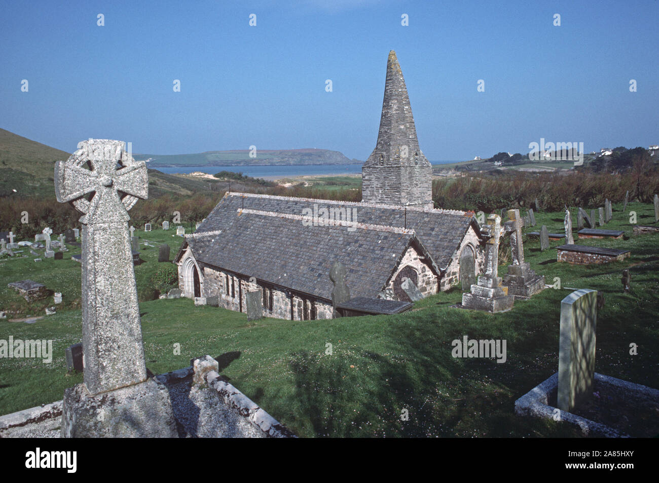 St Enedoc's church where Poet Laureate John Betjeman is buried ...