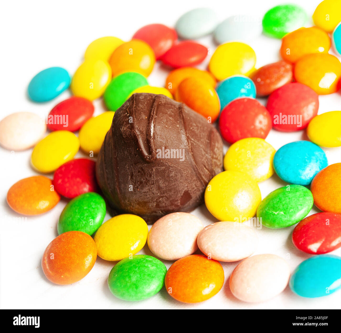 sweets on the white background Stock Photo - Alamy