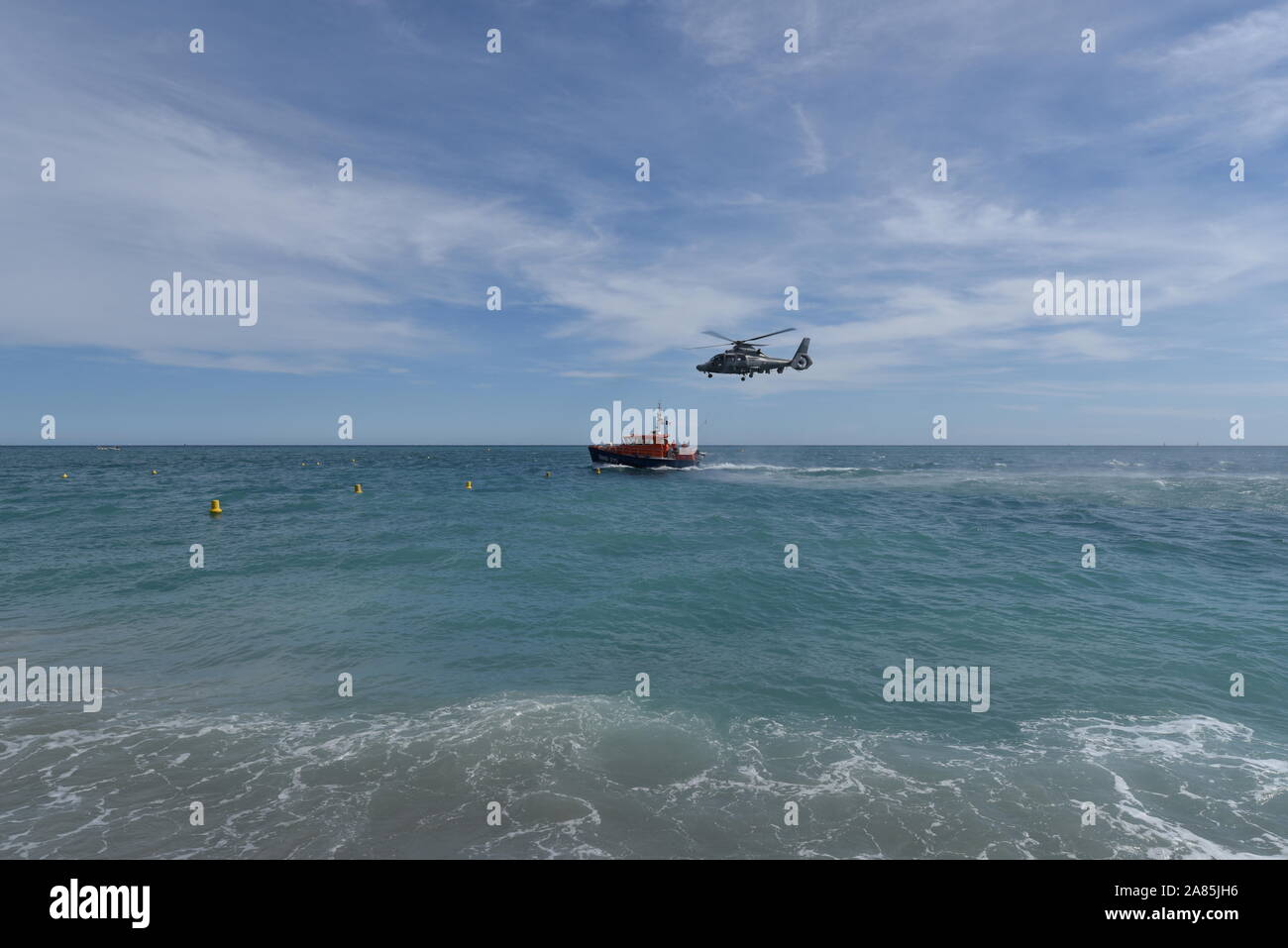 French Coast Guard in action Stock Photo - Alamy